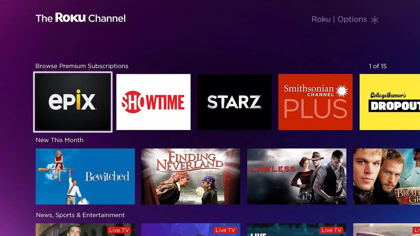 Roku's One-Click Subscription Signup Ua Kev Pabcuam Surfing Snap
