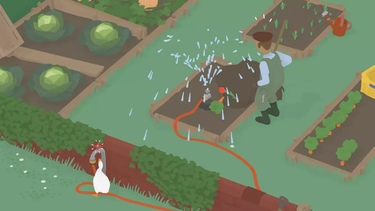 Hra Husa bez názvu umožňuje hráčom rozpútať zobáka