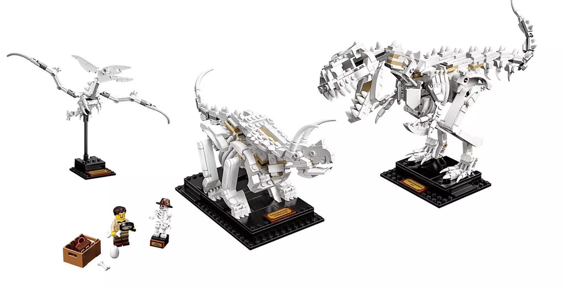A LEGO dinoszaurusz múzeumi készlet.