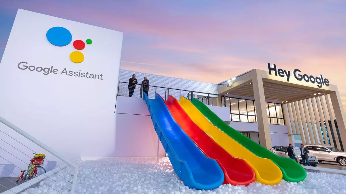 Google CES 2020 Playground Slide