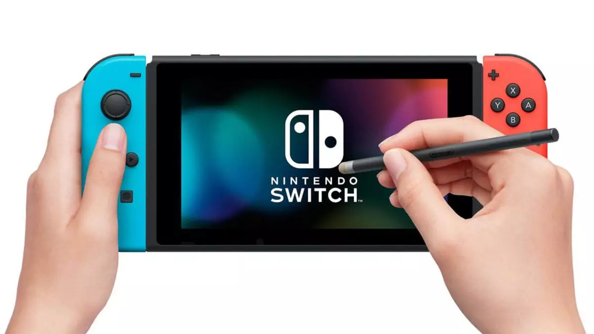 Nintendo Switch'де расмий Nintendo стилусун колдонуу