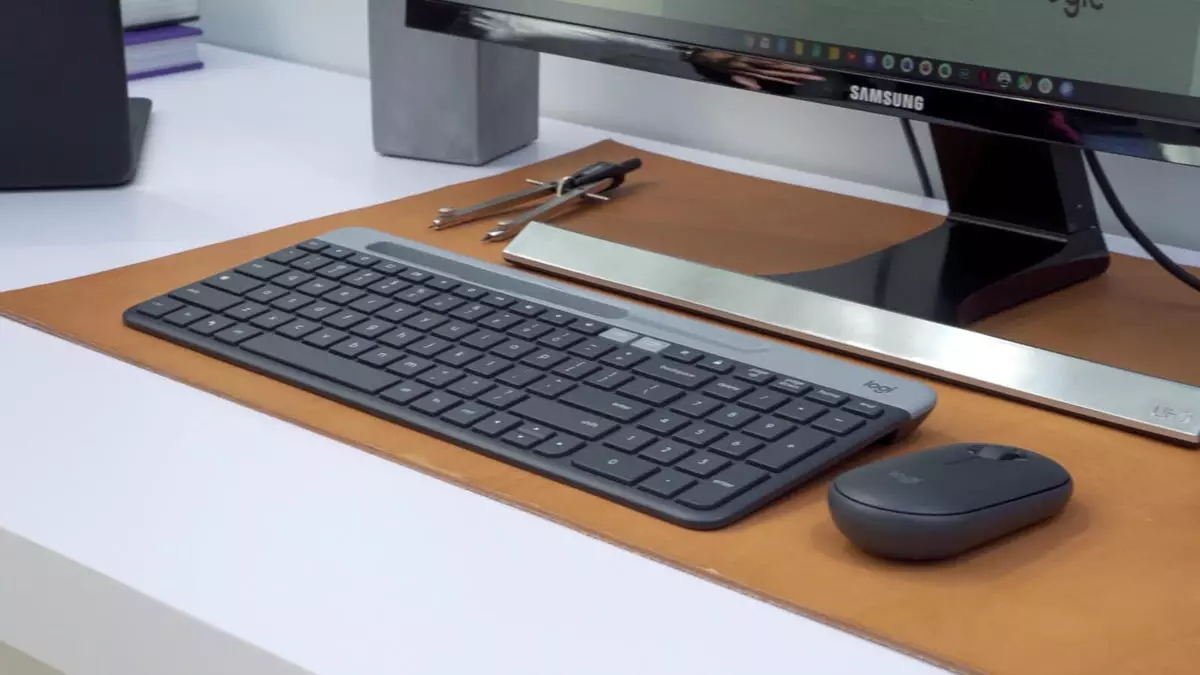 Logitech Yakagadzirirwa Google Wireless Mouse Keyboard