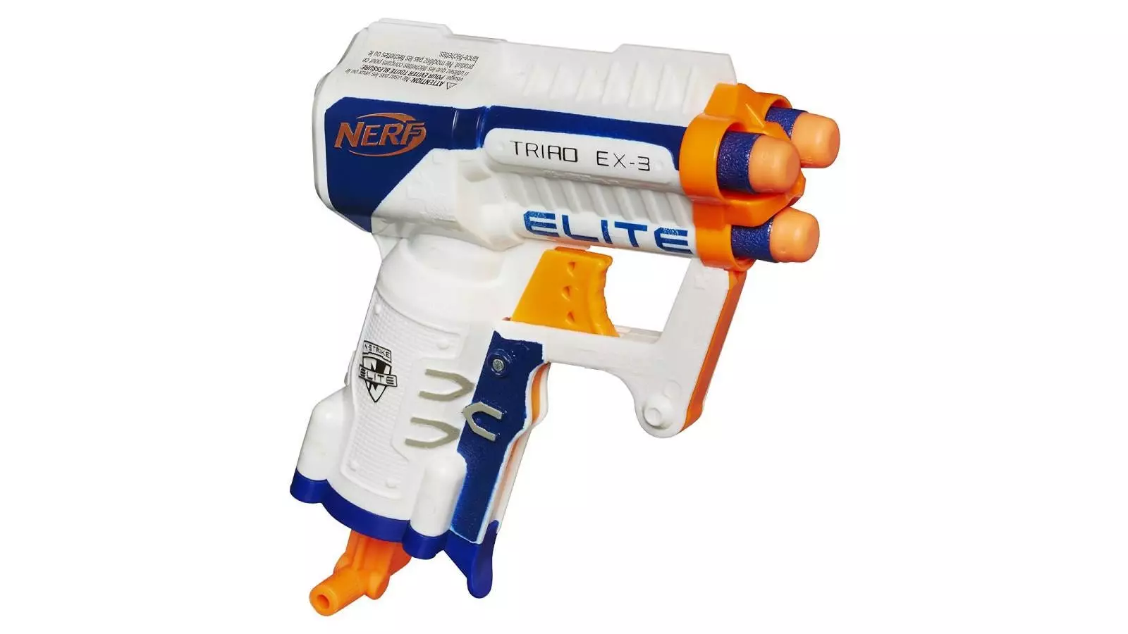 Het NERF N-Strike Elite Triad EX-3 speelgoedgeweer.