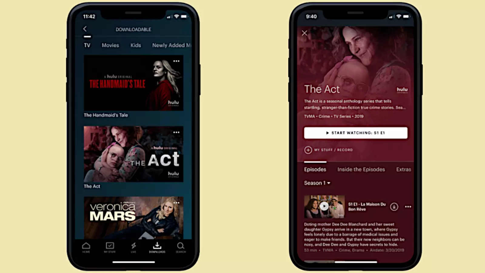 Та одоо ихэнх Hulu контентыг iOS дээр, удахгүй Android дээр татаж авах боломжтой