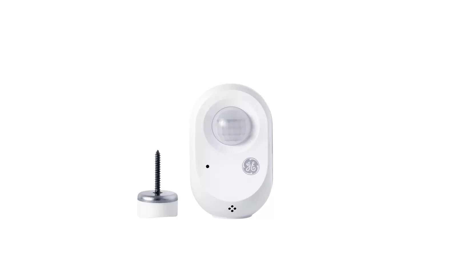 Isang wireless motion sensor at magnetic mount.