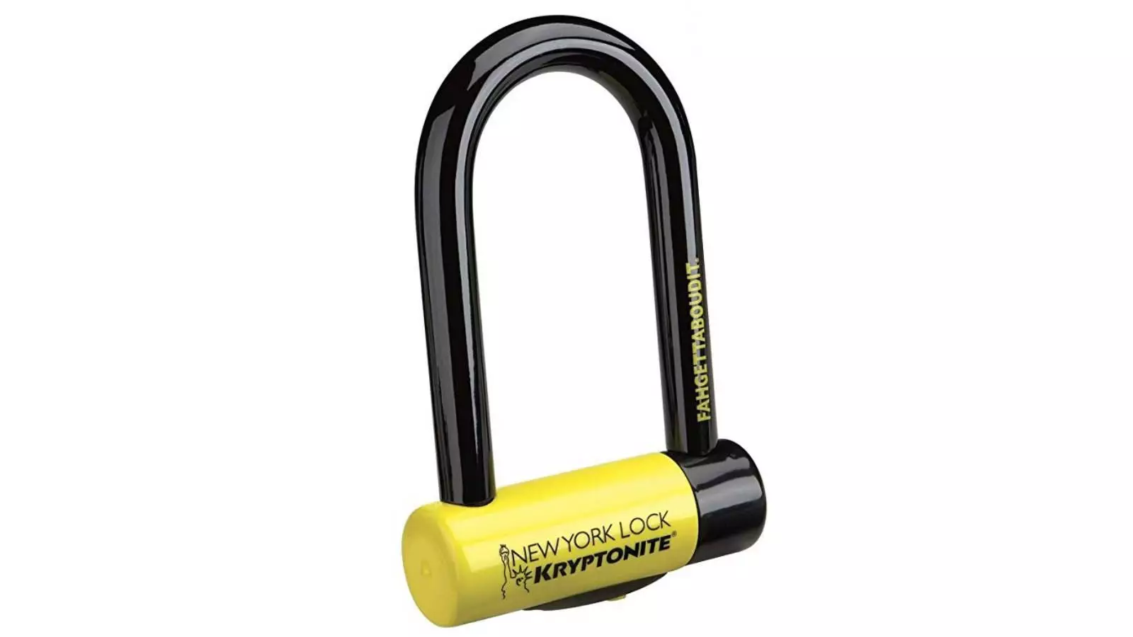 De Kryptonite New York Lock Fahgettaboutit Mini 18mm U-Lock Bicycle Lock.