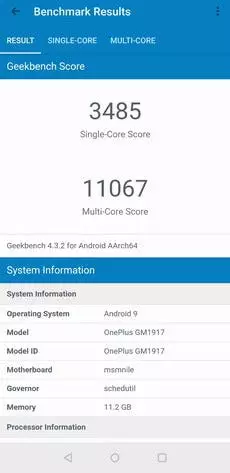 I-OnePlus 7 Pro Geekbench