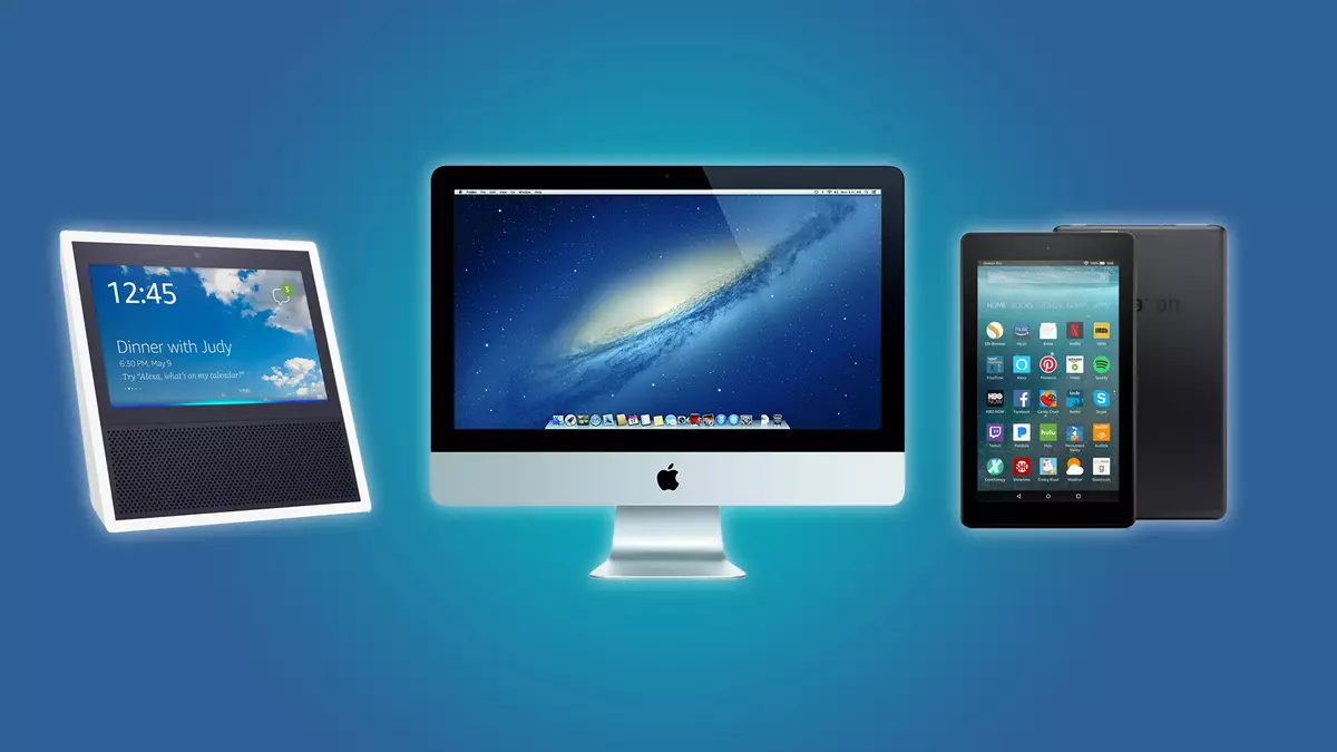 កម្មវិធី Echo Show, iMac ឆ្នាំ 2013 និង Fire 7 Tablet