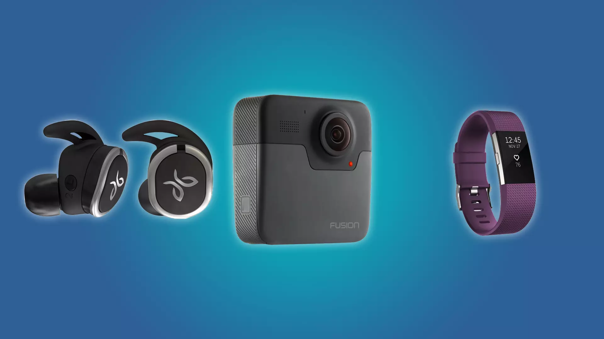 Kunlik takliflar: 300 dollarlik GoPro 360, 70 dollarlik Fitbit Charge 2, 110 dollarlik Jaybird yugurishlari va boshqalar.