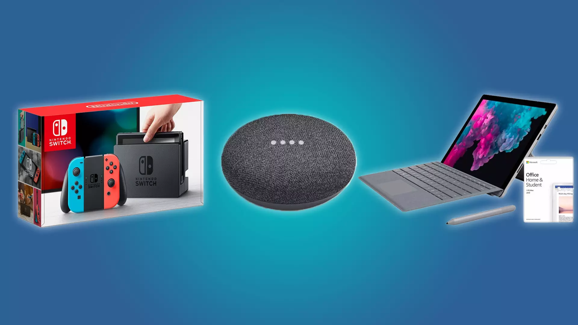 Denné ponuky: Google Home Mini za 24 USD, Nintendo Switch za 260 USD, Surface Pro 6 za 650 USD a ďalšie