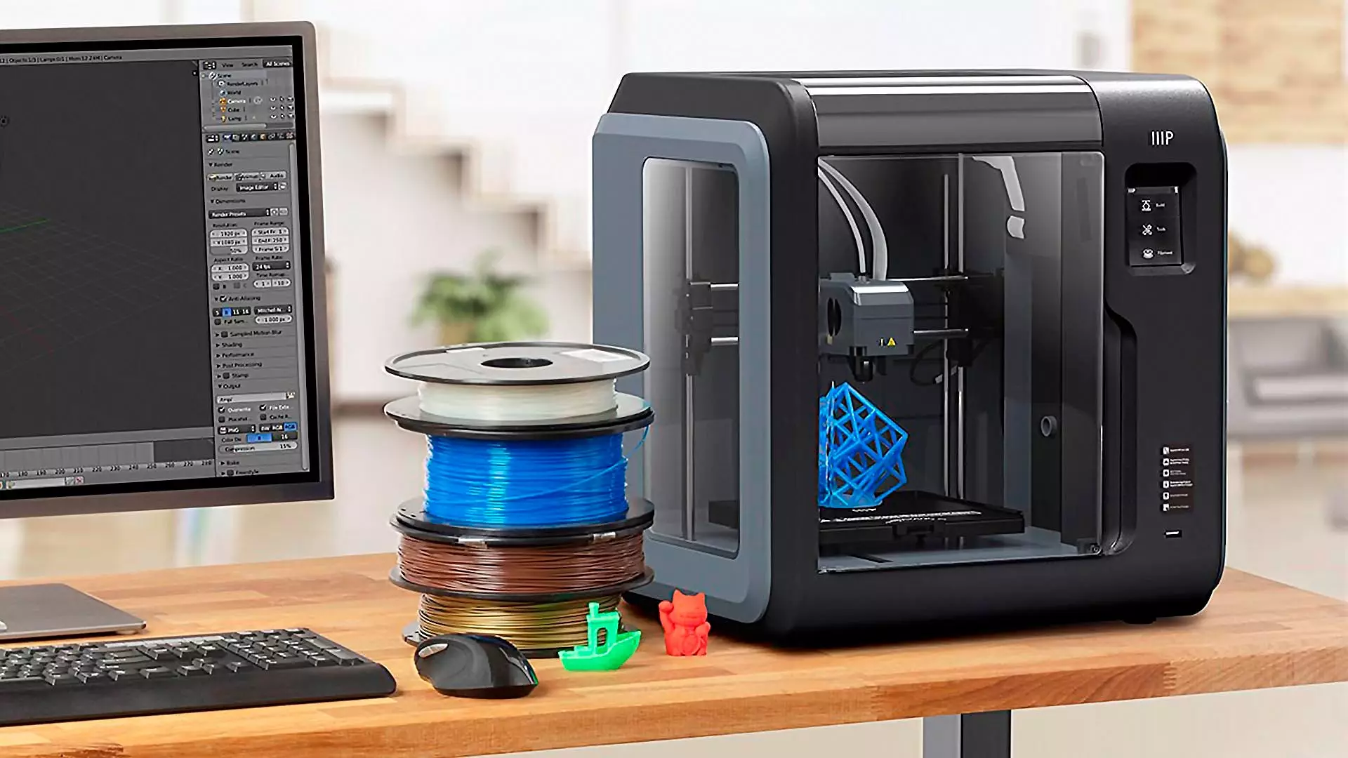 Pencetak 3D Monoprice Voxel: Kemasukan Berpatutan ke Percetakan 3D yang Serius