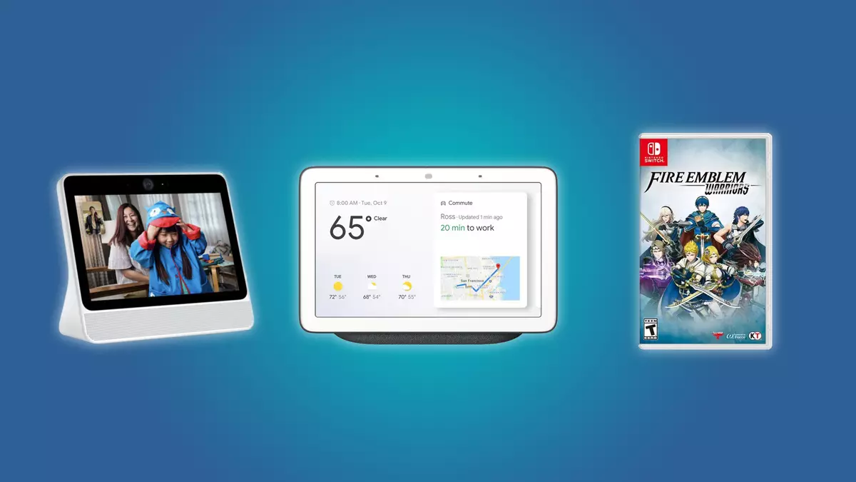 Portalas iš „Facebook“, „Google Home Mini“ ir „Fire Emblem Warriors“, skirtas „Nintendo Switch“.