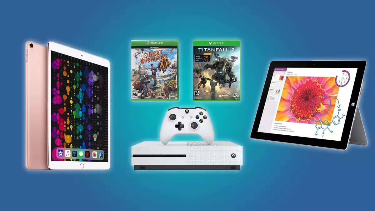 Apple iPad Pro, Microsoft Surface Tablet dhe Xbox One S