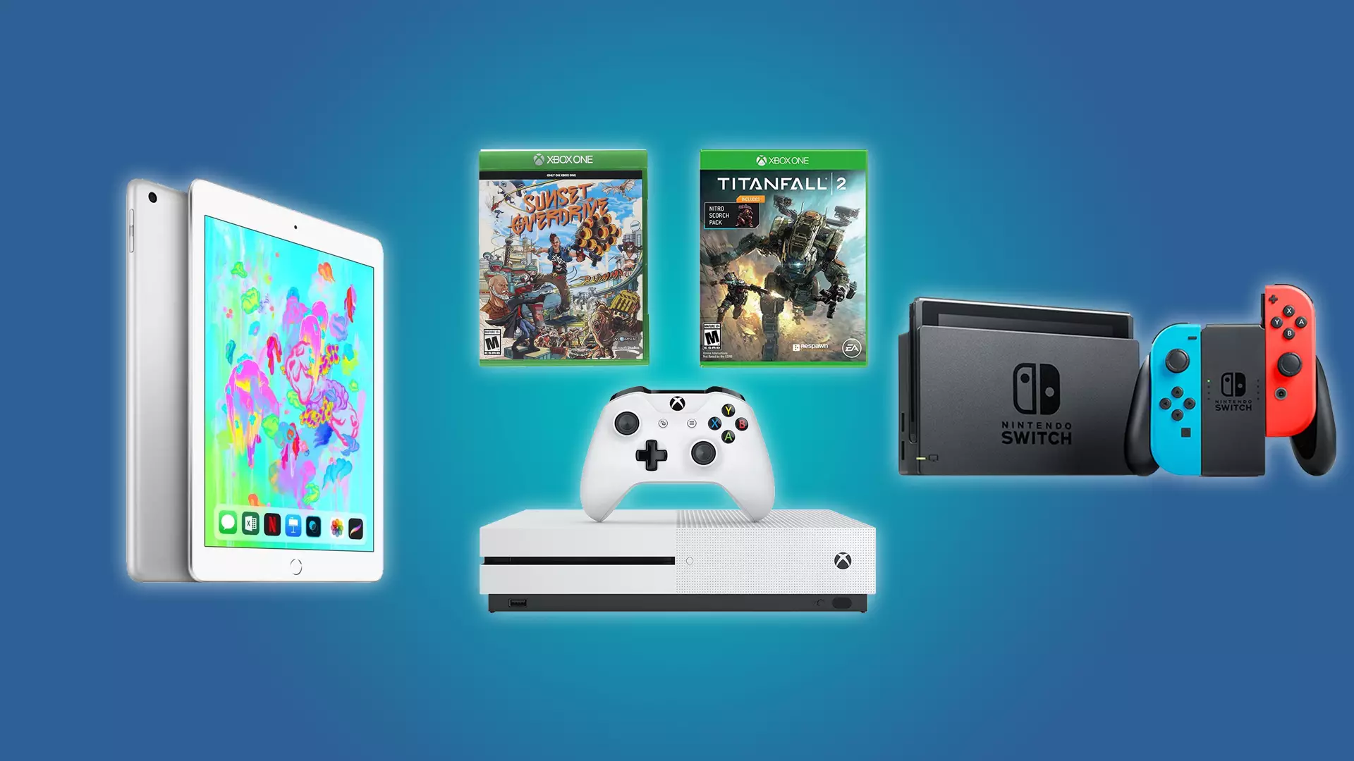 Ofertat ditore: Një lojëra Xbox One S + 2 $ 185 $, një iPad 250 $, një Nintendo Switch $ 256, dhe më shumë