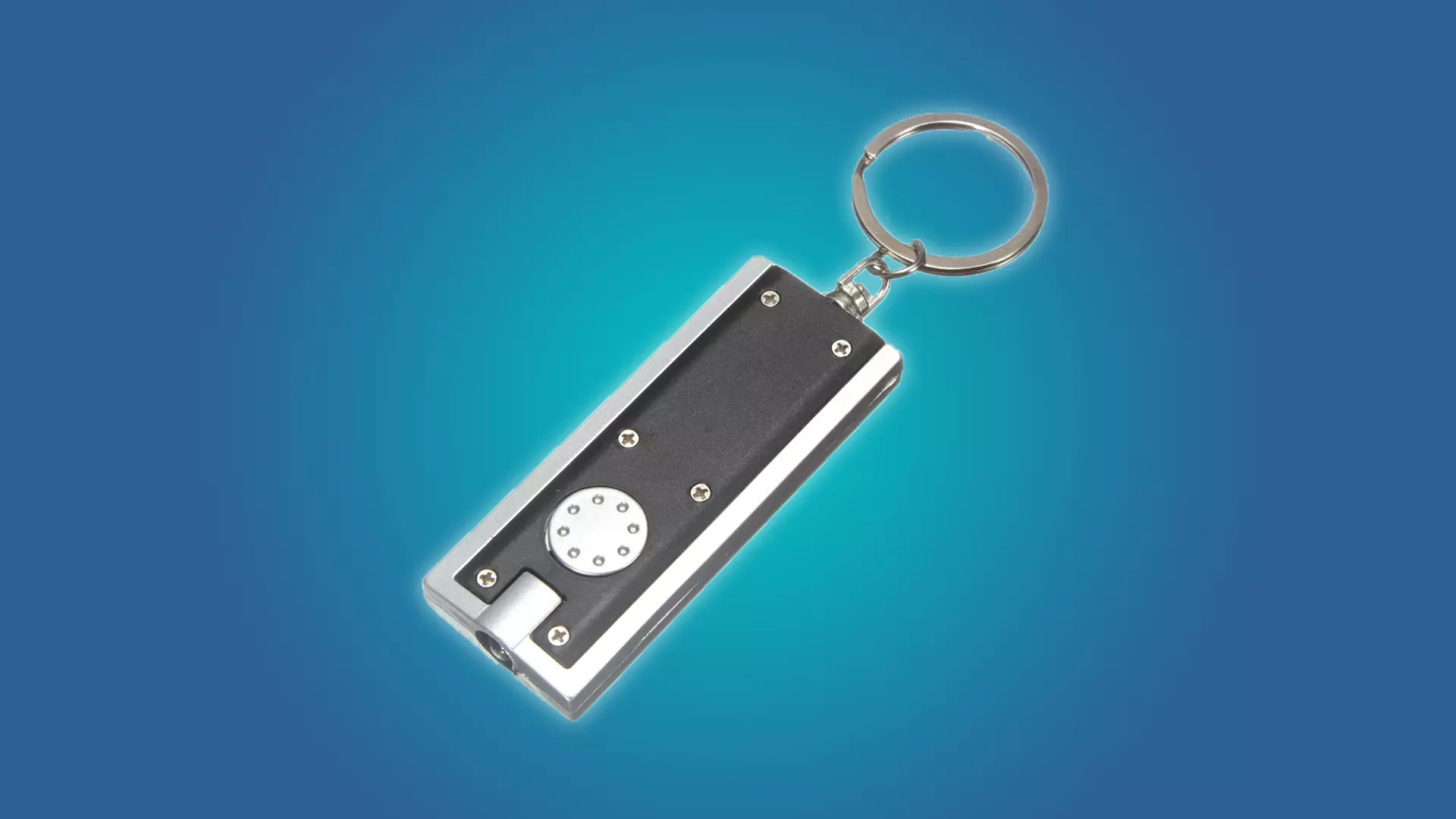 An flashlight Mecco keychain