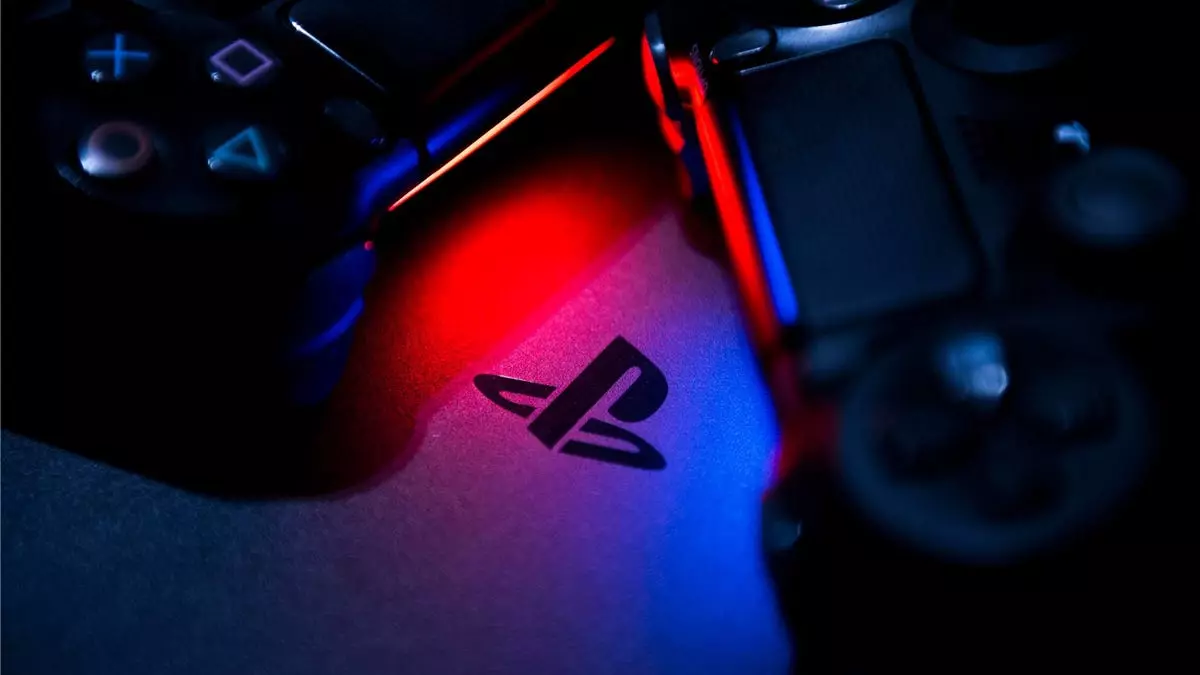 PlayStation Logo kalawan controller glowing