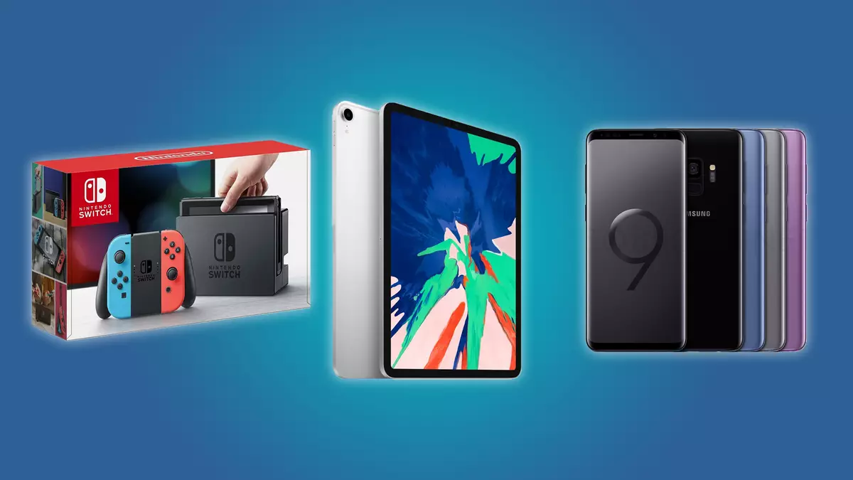 Nintendo Switch, iPad Pro og Galaxy 9