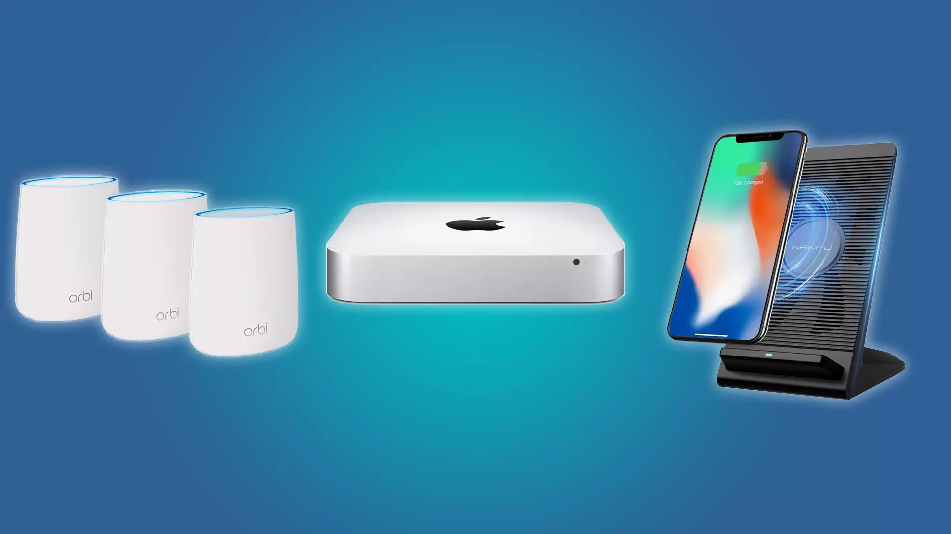 Көндәлек сатулар: $ 530 Mac Mini, $ 210 Orbi Mesh Wi-Fi комплекты, $ 10 һава белән суытылган чыбыксыз Qi зарядчыгы һәм башкалар