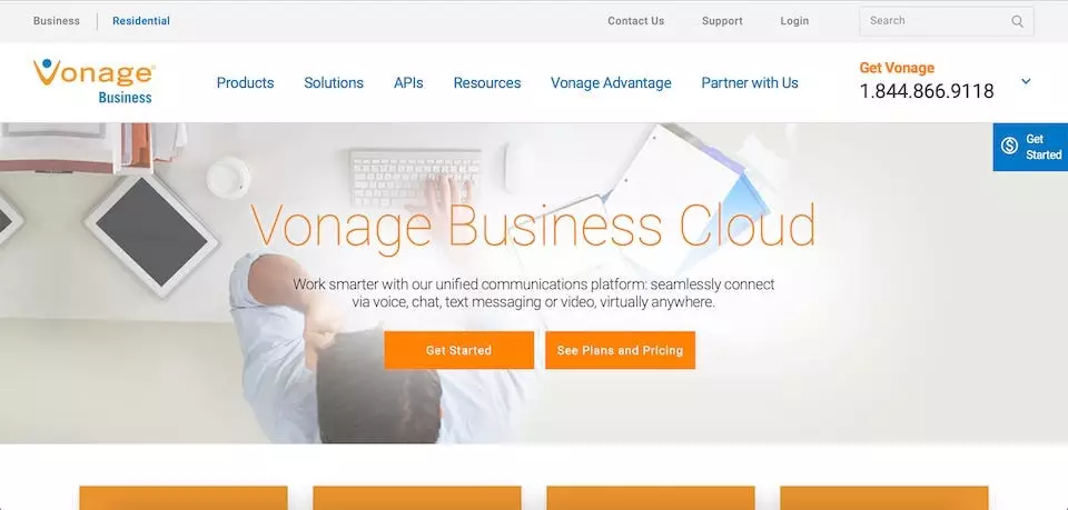 „Vonage Business Cloud“.