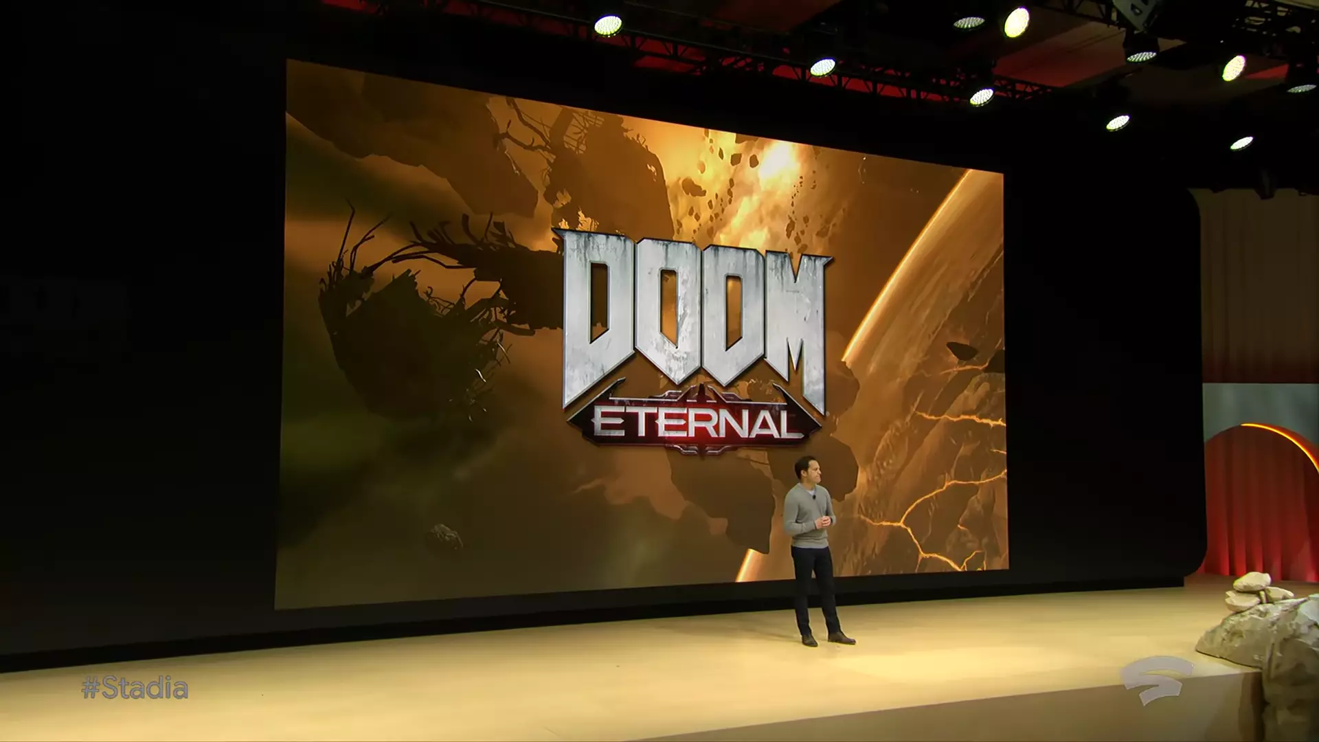 DOOM Eternal on ainoa tuleva peli, jonka on vahvistettu jo toimivan Stadiassa.