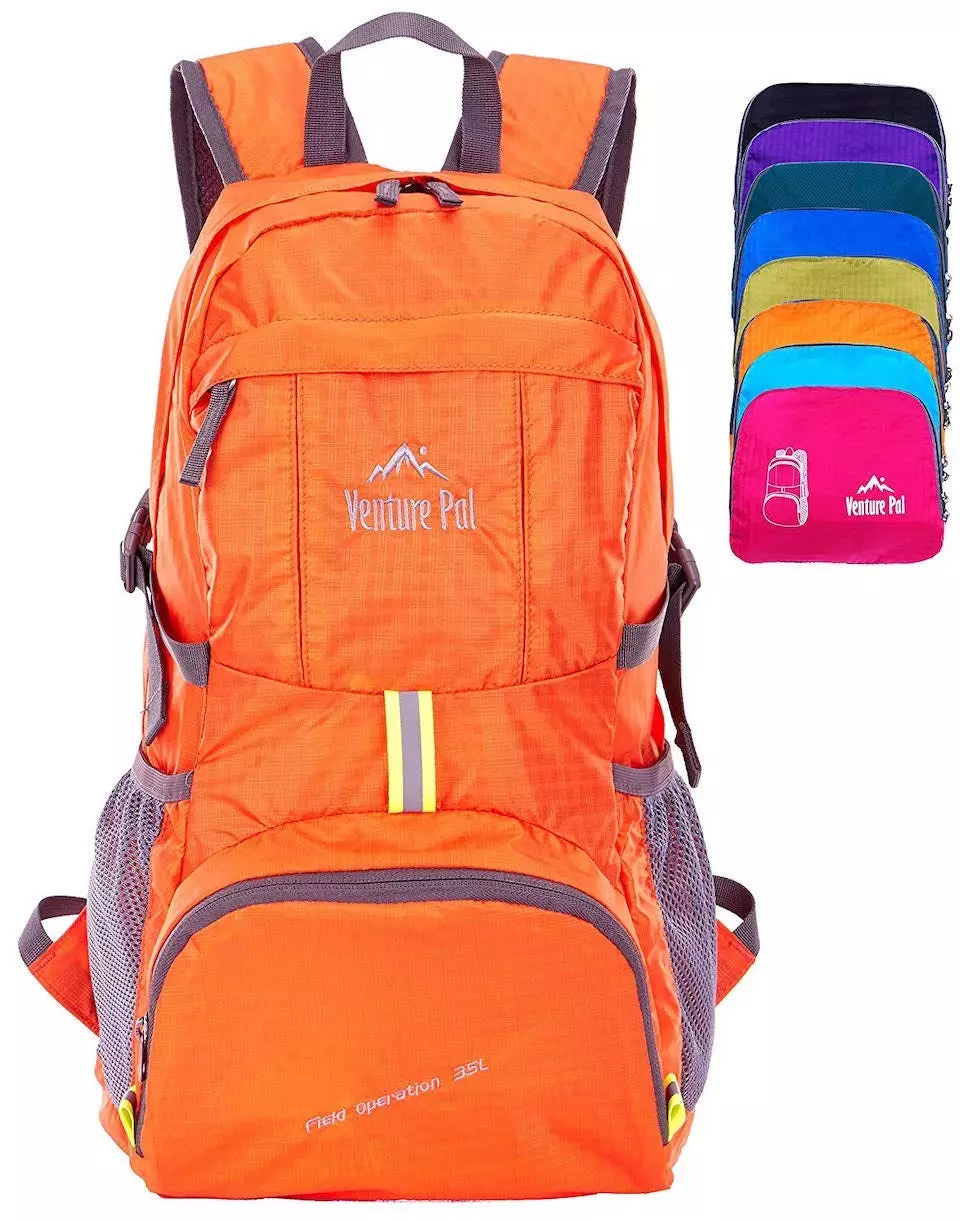 Venture Pal Lightweight Packable Durable Traveling Hiking Backpack Daypack