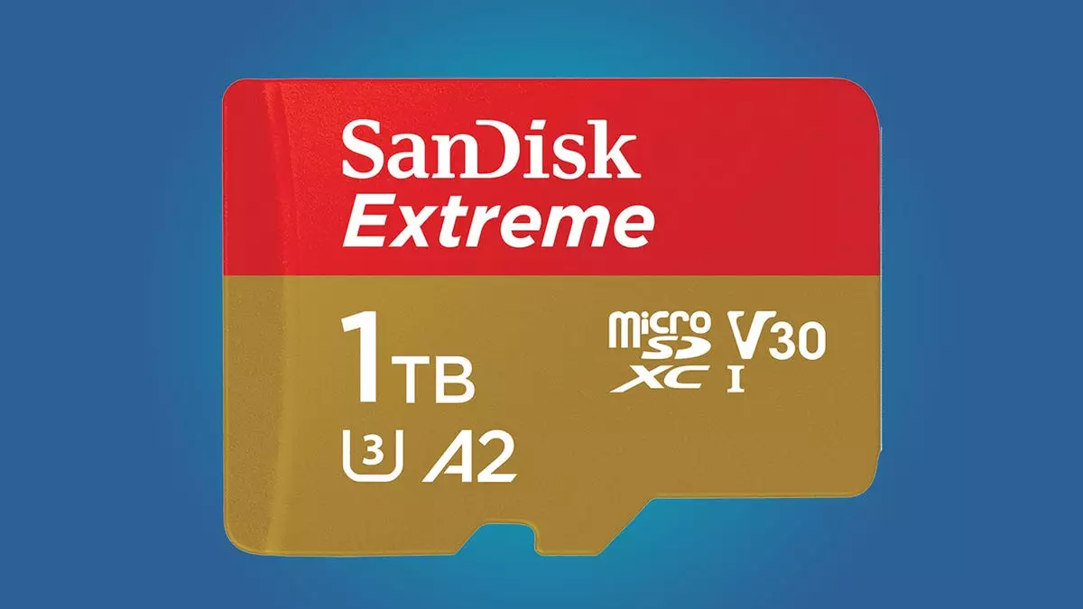 SanDisk ak Micron anonse kat MicroSD 1 TB pou yon kantite dola ridikil 9186_1