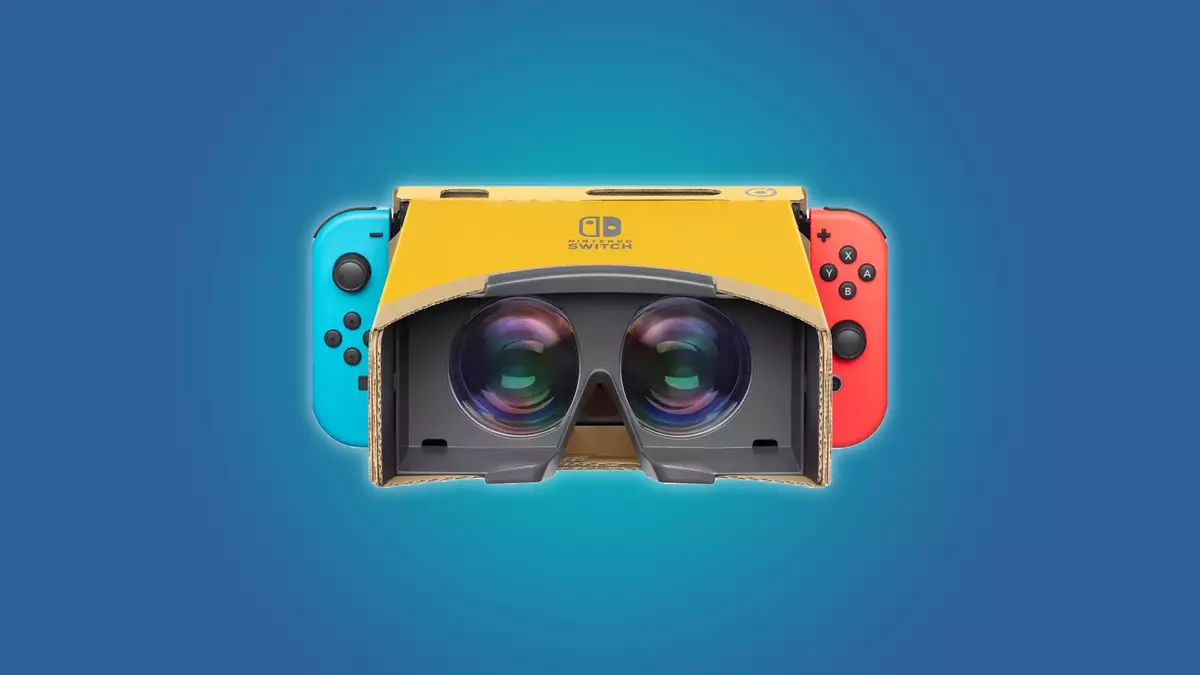 Nintendo Yipada pẹlu awọn goggles Labo VR