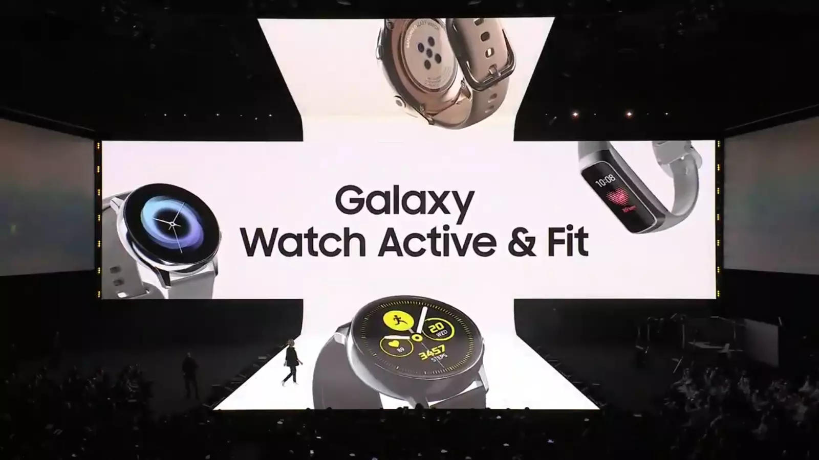 Samsung Galaxy Watch Active ва Galaxy Fit-ро эълон мекунад