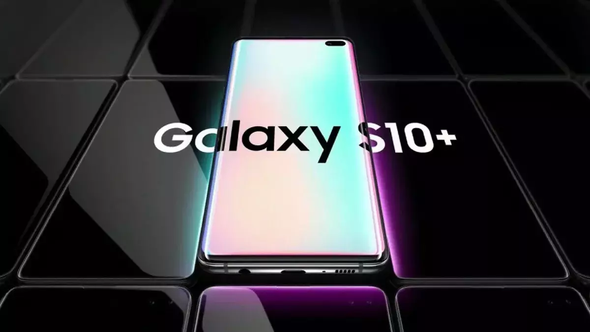 Uma foto vazada de um vídeo promocional da Samsung.