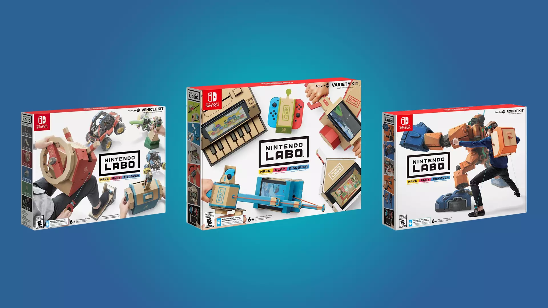 အရောင်းအ၀ယ်သတိပေးချက်- Best Buy မှ ထက်ဝက်နီးပါးဈေးဖြင့် Nintendo Labo Kit တစ်ခုကို Snag