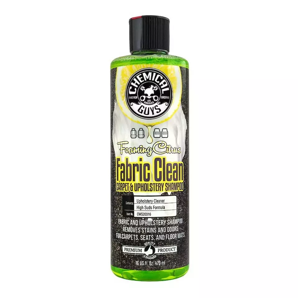 Chemical Guys Foaming Citrus Fabric Clean and Upholstery Shampoo