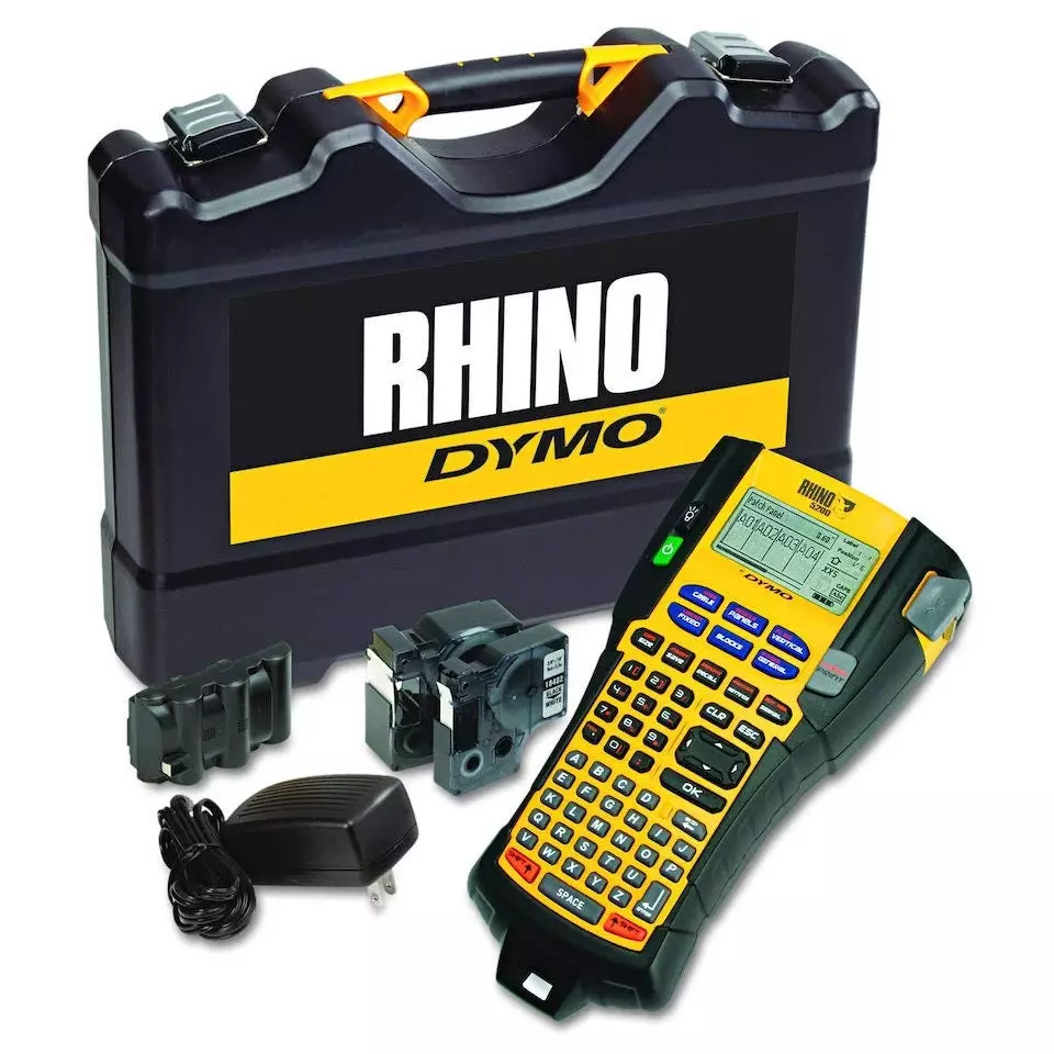 DYMO Rhino 5200 صانع الملصقات الصناعية