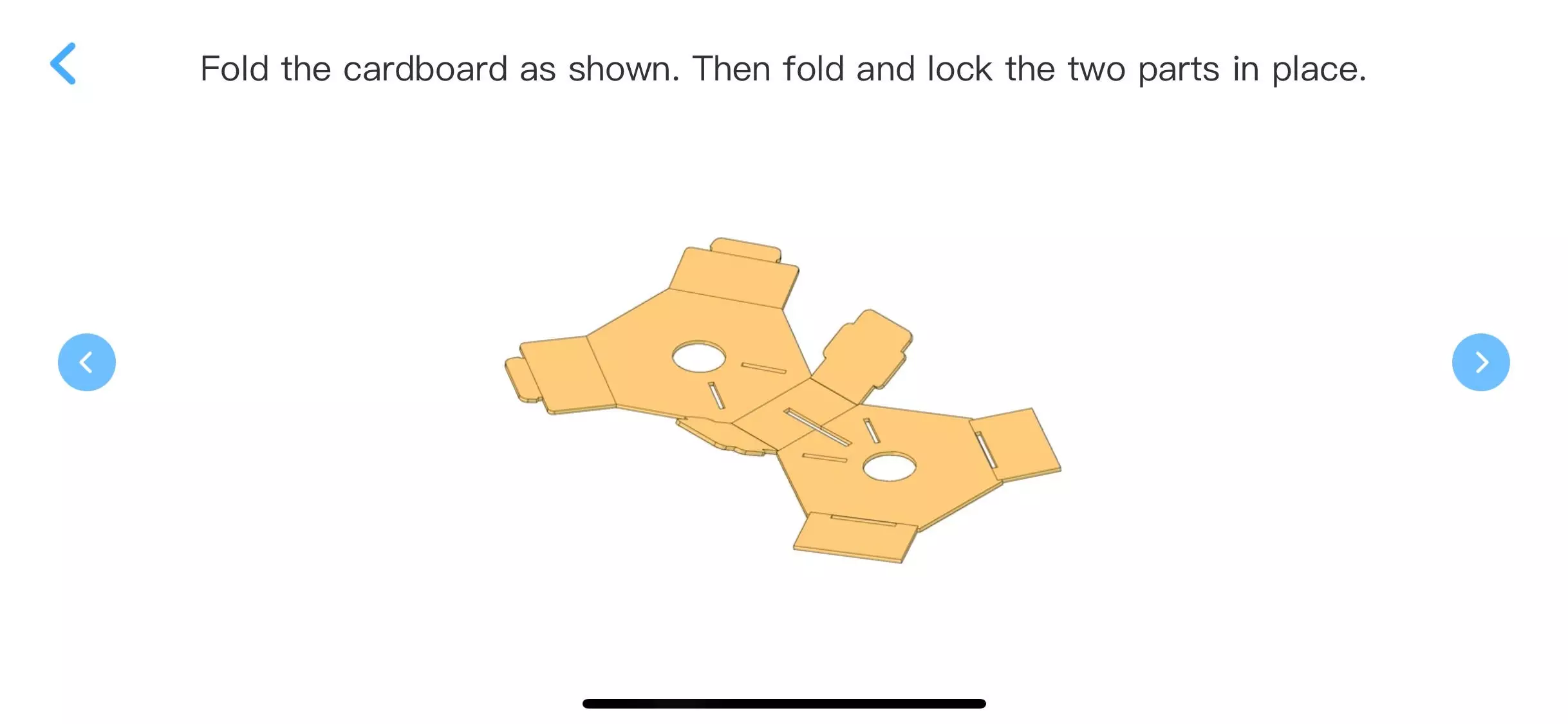 unha imaxe das instrucións do kit da aplicación Makeblock Neuron