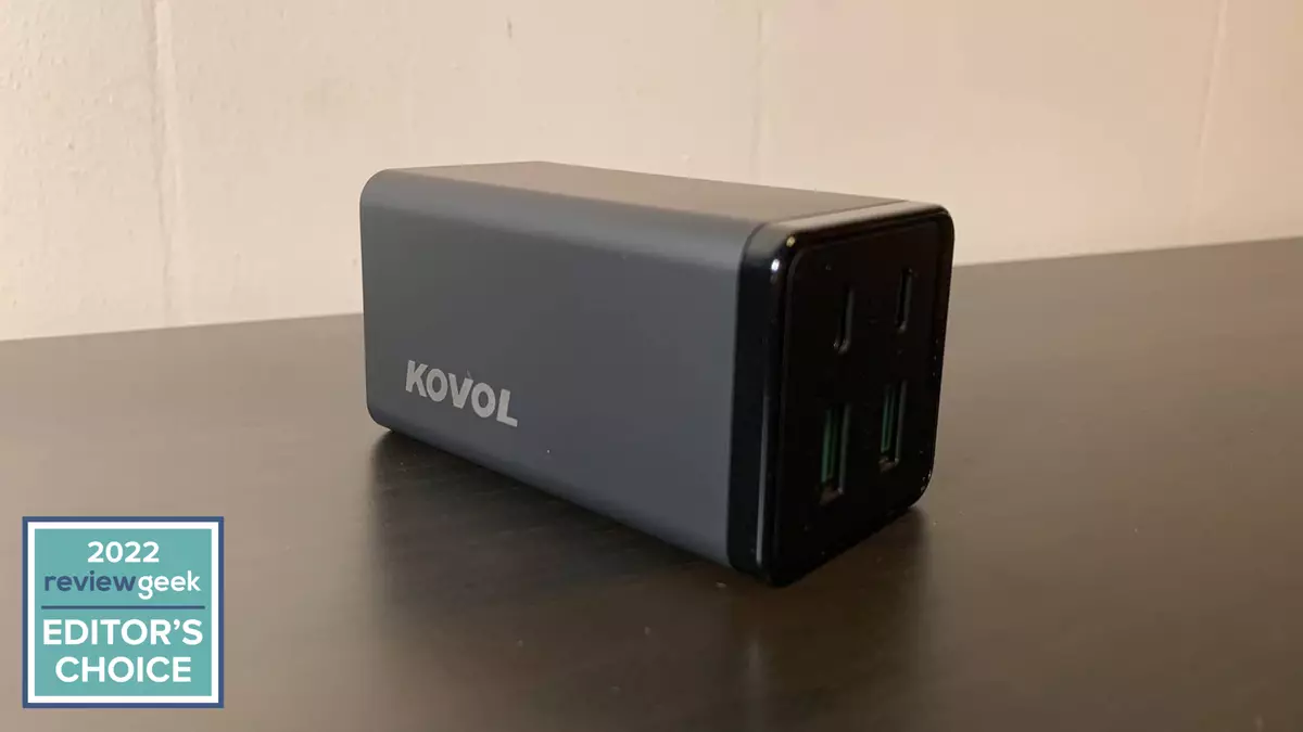 Kovol Sprint 120W 4-Port PD GaN Desktop Charger - Codi Tâl Mate