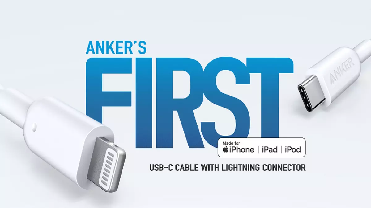 O cabo USB-C para iluminação da Anker está disponível para pré-venda 9464_1