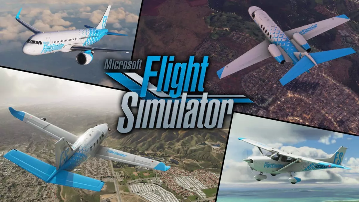 Ilang eroplanong lumilipad sa 'Flight Simulator'