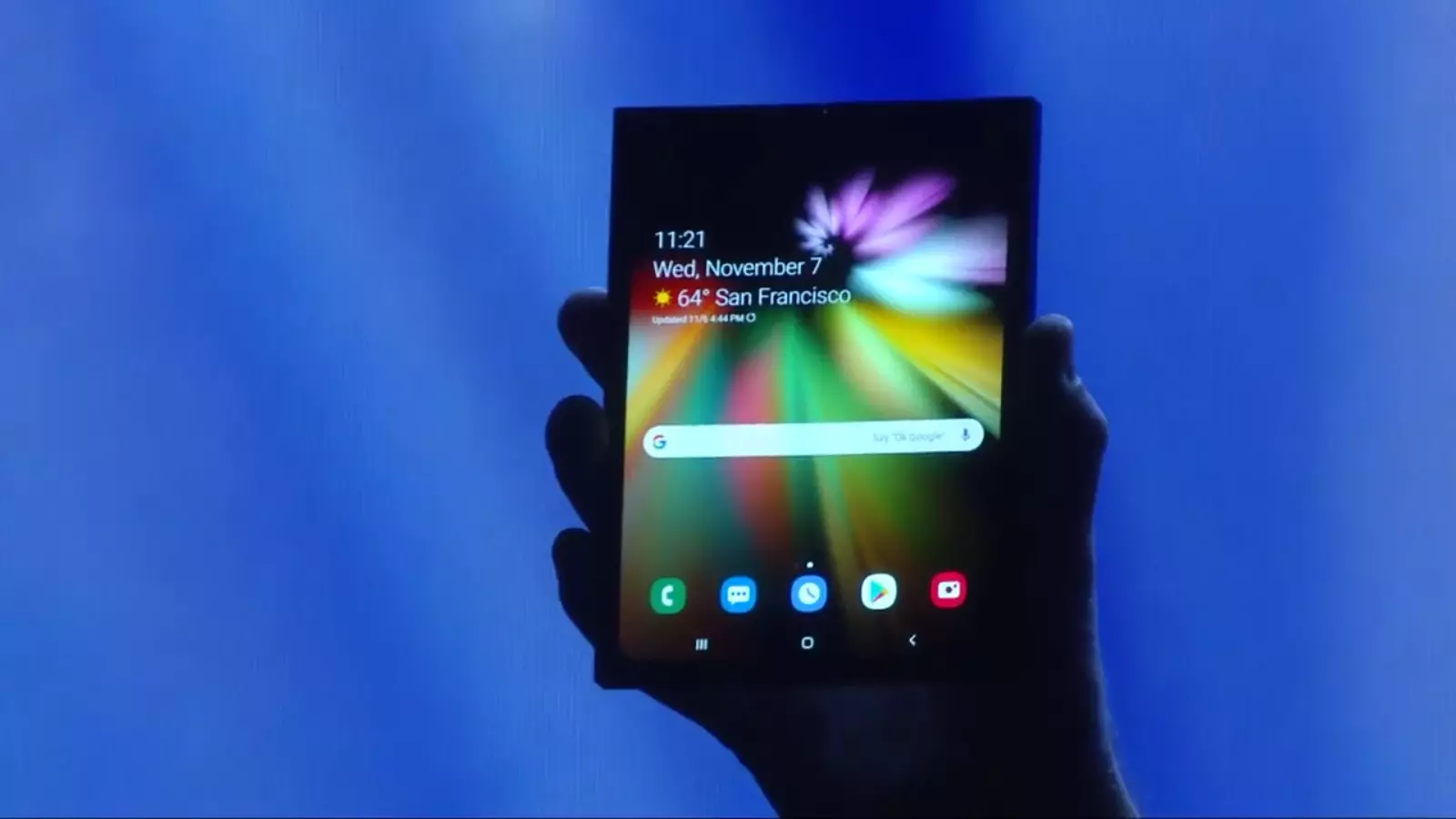 Samsung mostra o seu teléfono plegable: aquí está todo o que sabemos 9597_2