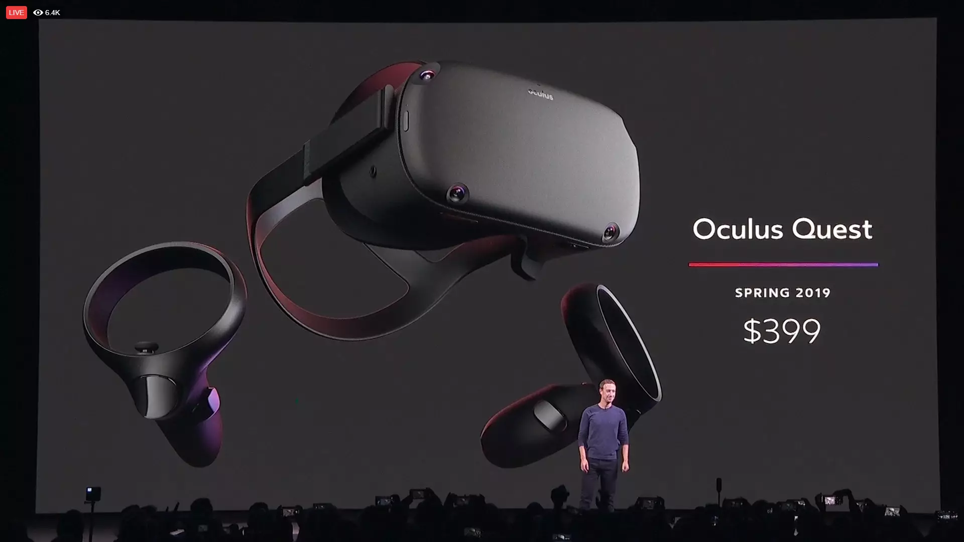 Oculus Quest müstəqil, 6 dərəcə azadlıqlı VR qulaqlıqdır, gələn yaz 399 dollara gələcək