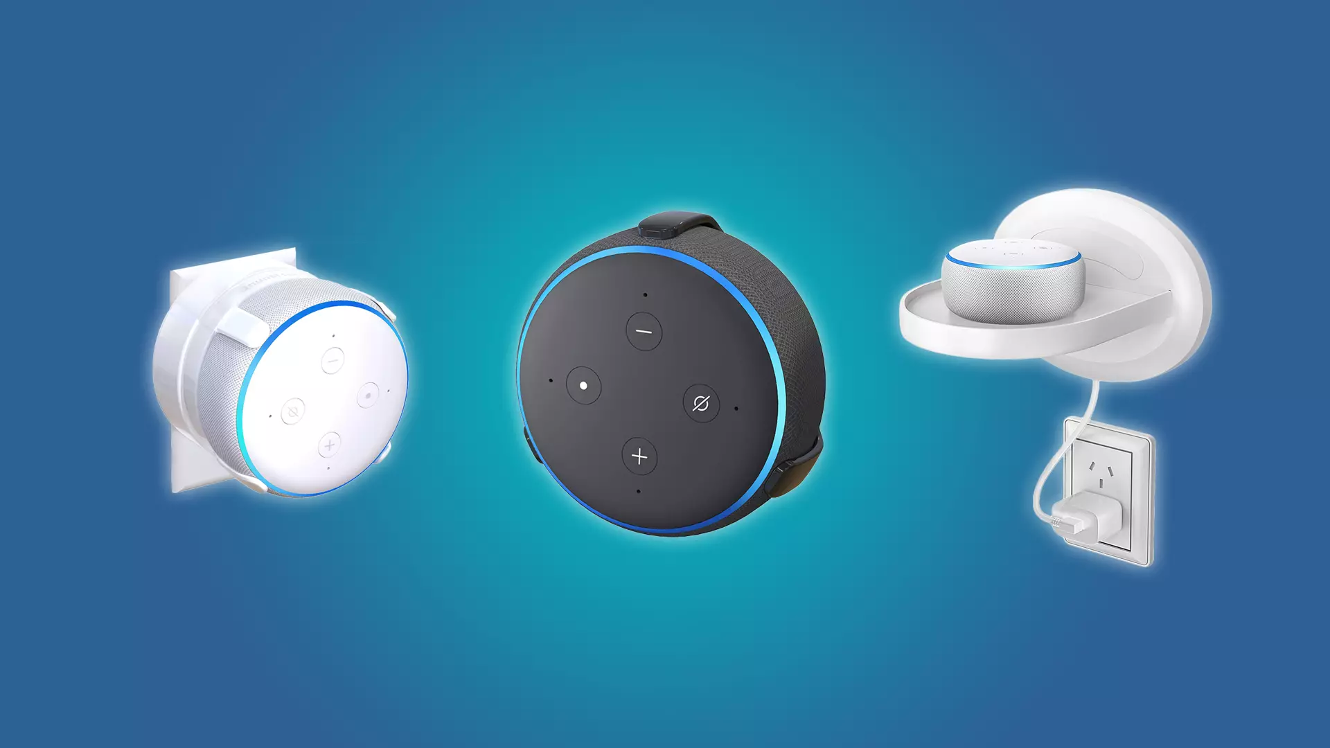 Die besten Amazon Echo Dot-Halterungen für Ihre Wände und Steckdosen