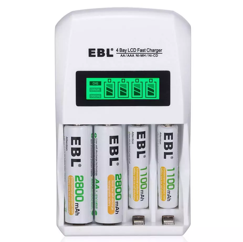 ebl, batterie azo averina, charger, charger,