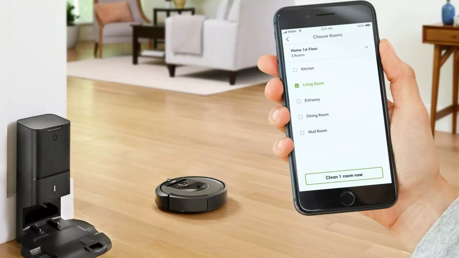 Այս նոր Roomba-ն իրեն դատարկվում է լիցքավորման կցամասի մեջ, որը դեռ պետք է դատարկեք