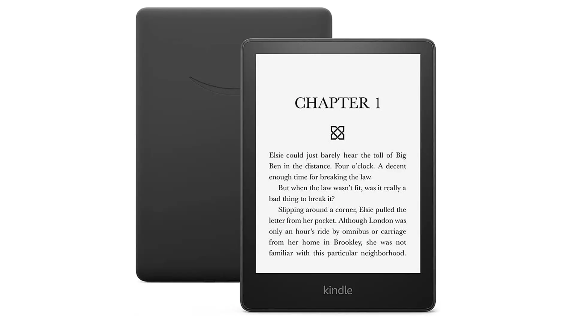 A Kindle Paperwhite eleje és hátulja